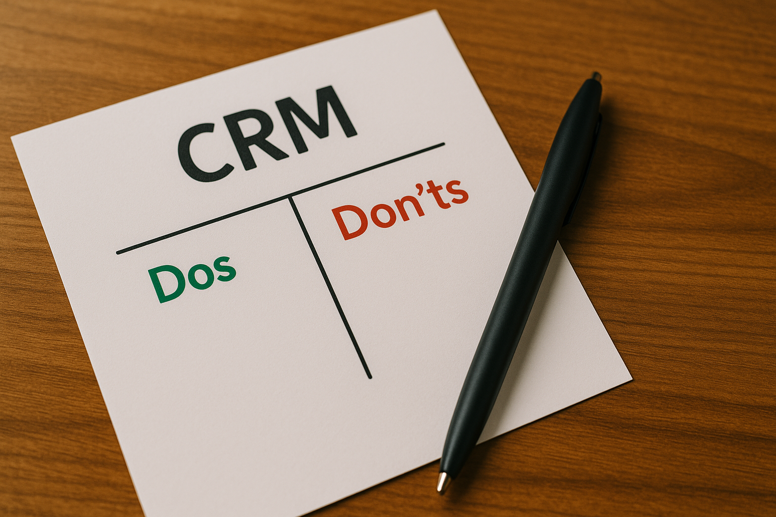 Dos & Don’ts bei der CRM-Einführung